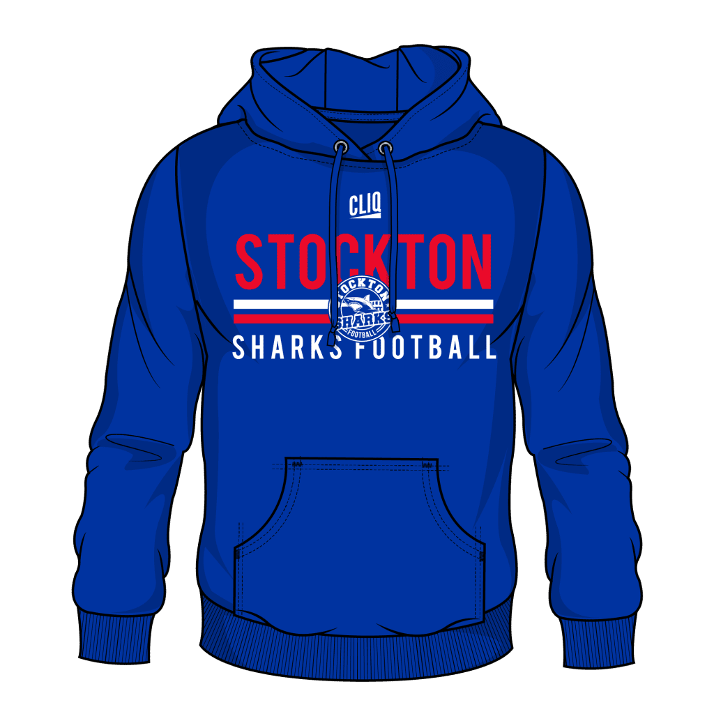 AS Colour Club Hoody ROYAL BLUE - Stockton Sharks - Sportsclique Shop