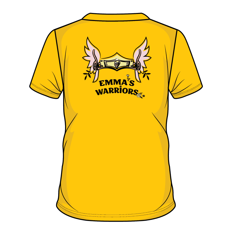 Yellow tee kids - Emma's Warriors+LAKES - Sportsclique Shop