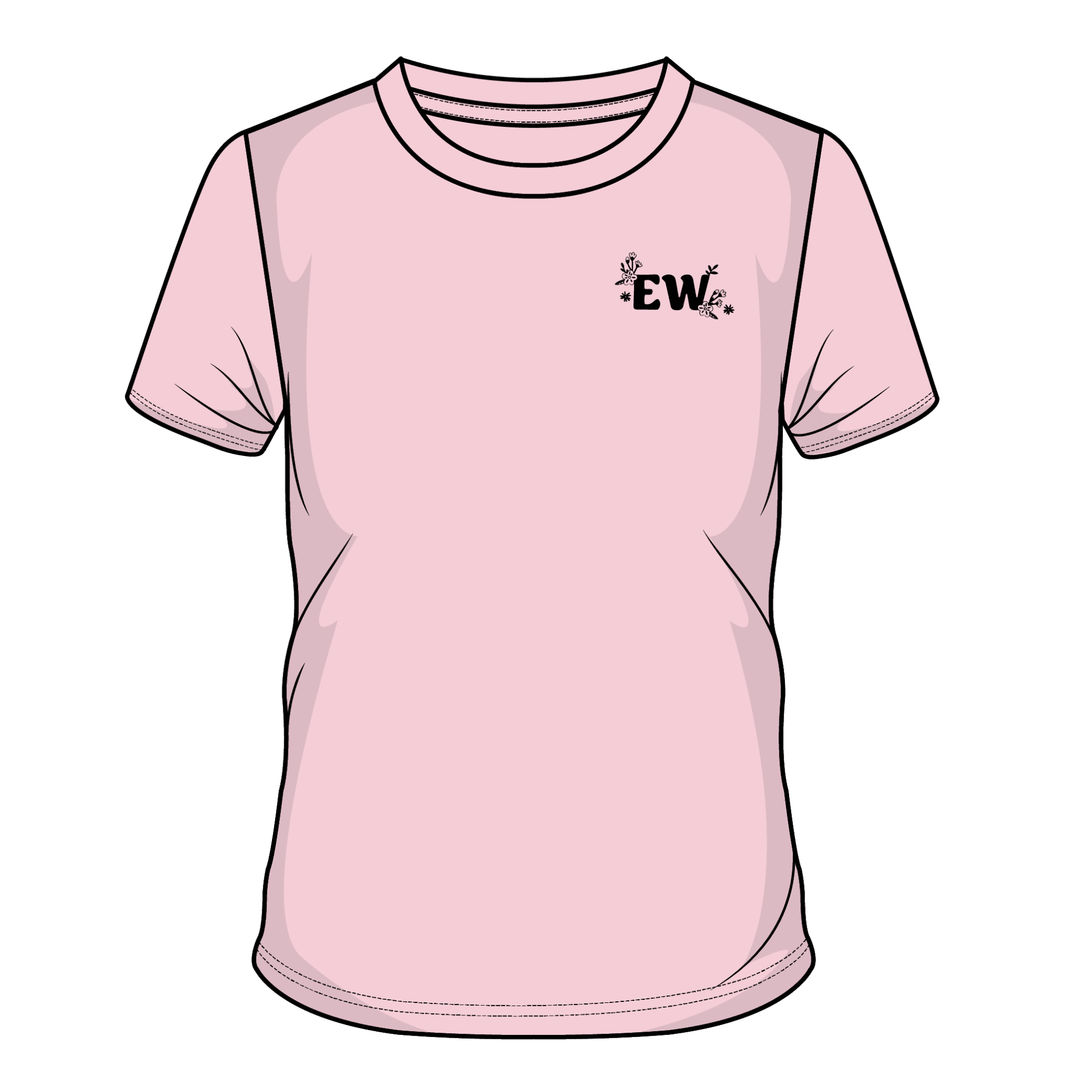 PINK tee ADULT sizes - Emma's Warriors - Sportsclique Shop
